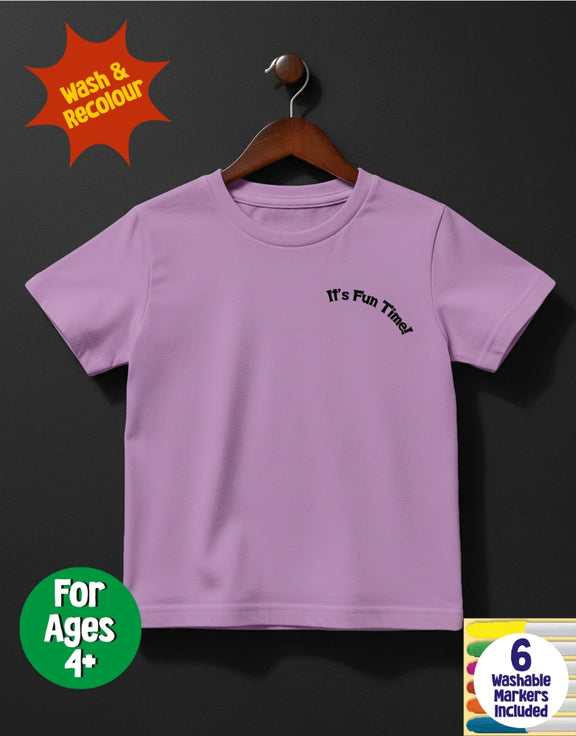 Its Fun Time Colour Your T-Shirt - Lupine – Green Gold Store