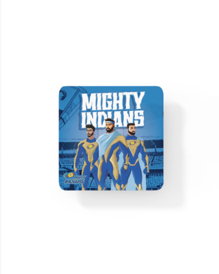 Mighty Indian Fridge Magnet | Mumbai Indians – Green Gold Store
