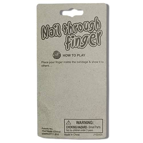 Nail Through Finger – Green Gold Store