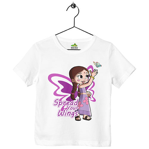Chutki Spread Your Wings Girls T-shirts | Green Gold Store